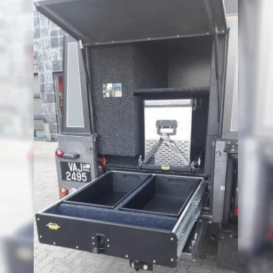 Single Drawer for Land Rover Defender Puma Double Cab by Big Country ...